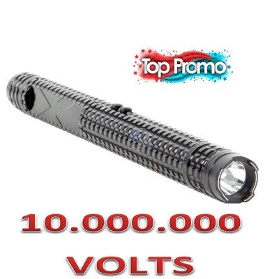 Shocker électrique Matraque Lampe Métal X8 10000000 Volts.